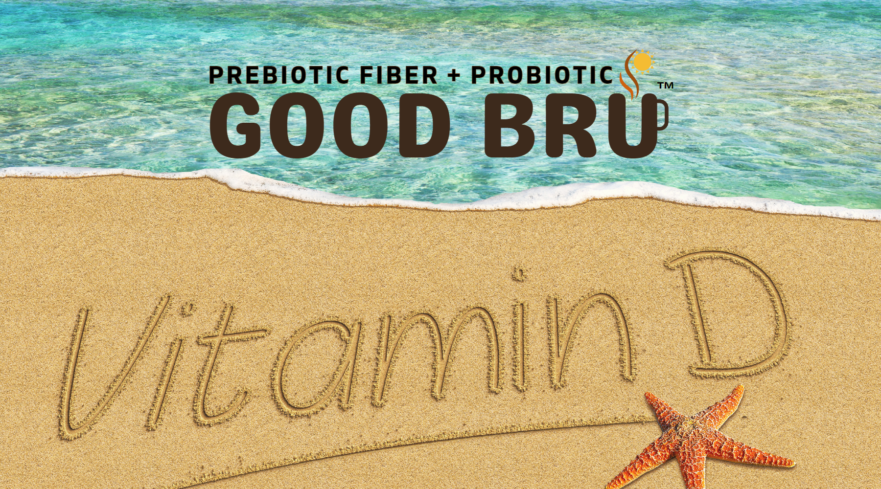 GOOD BRU organic prebiotic + probiotic synbiotic that works in coffee ...