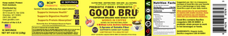 GOOD BRU Organic Prebiotic Fiber + Probiotic It works! – Good Bru