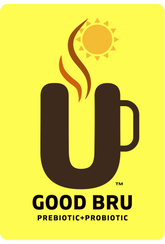 GOOD BRU organic prebiotic + probiotic synbiotic that works in coffee ...